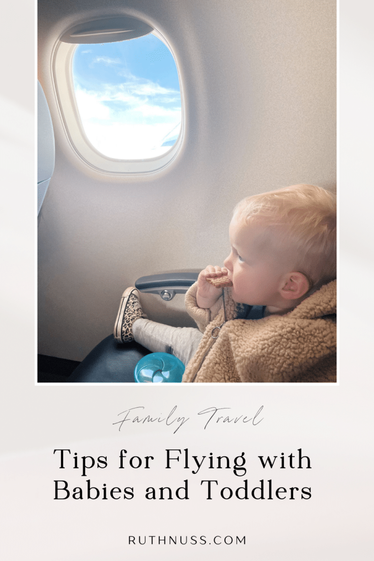 27 Tips For Flying With Kids, Babies, and Toddlers - Ruth Nuss